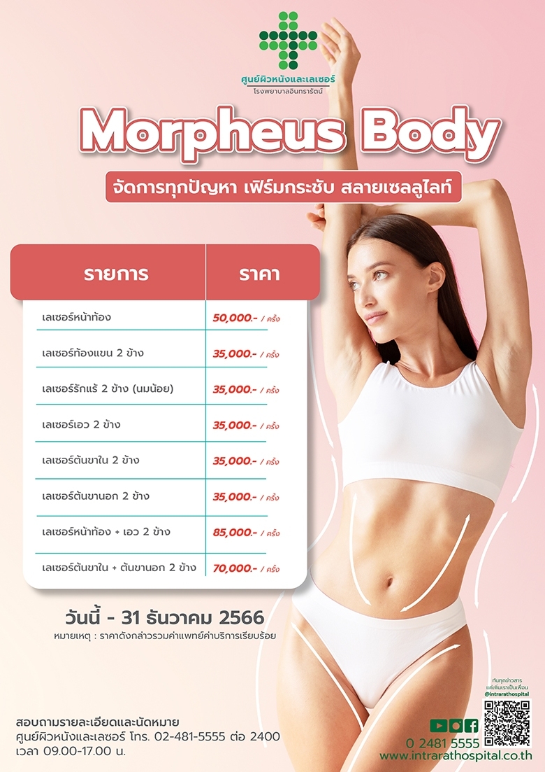 โปรแกรมเลเซอร์ตัว Morpheus Body | โรงพยาบาลอินทรารัตน์ รามอินทรา กม.9 | Intrarat Hospital